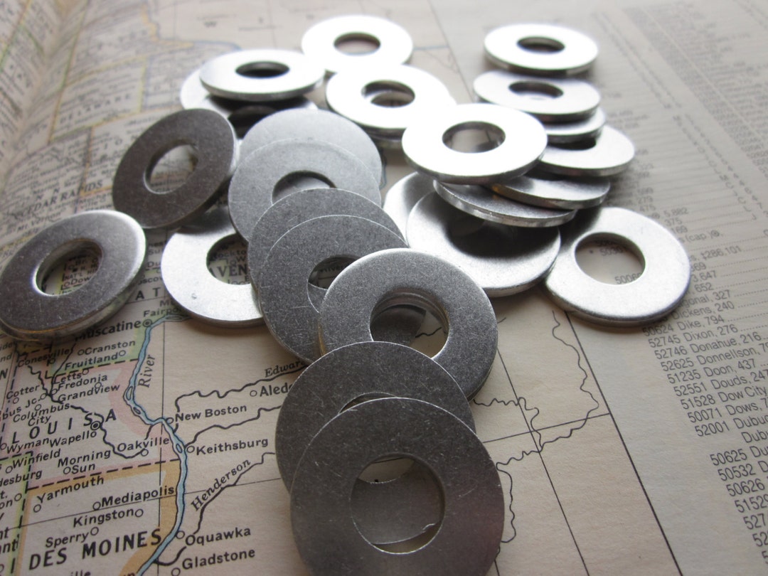 10 Aluminum 1 Inch Washers - Etsy