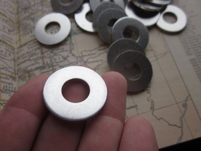 10 Aluminum 1 Inch Washers - Etsy