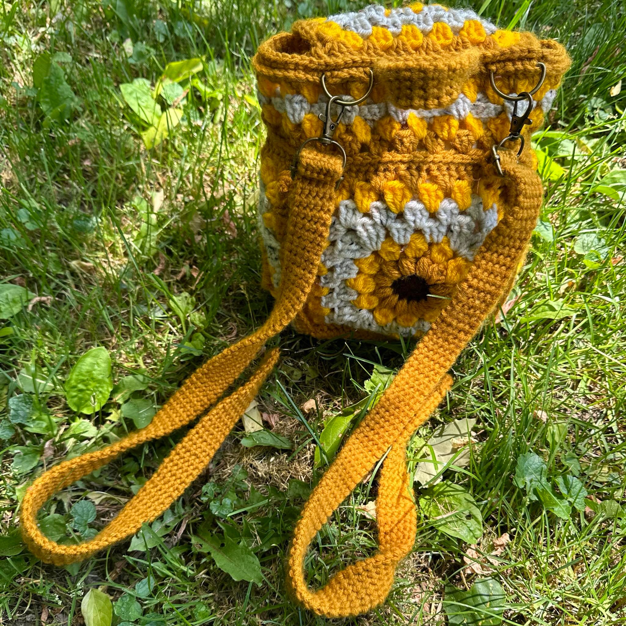 MINI Sunflower Backpack PDF Pattern! With Adjustable AND Removeable ...