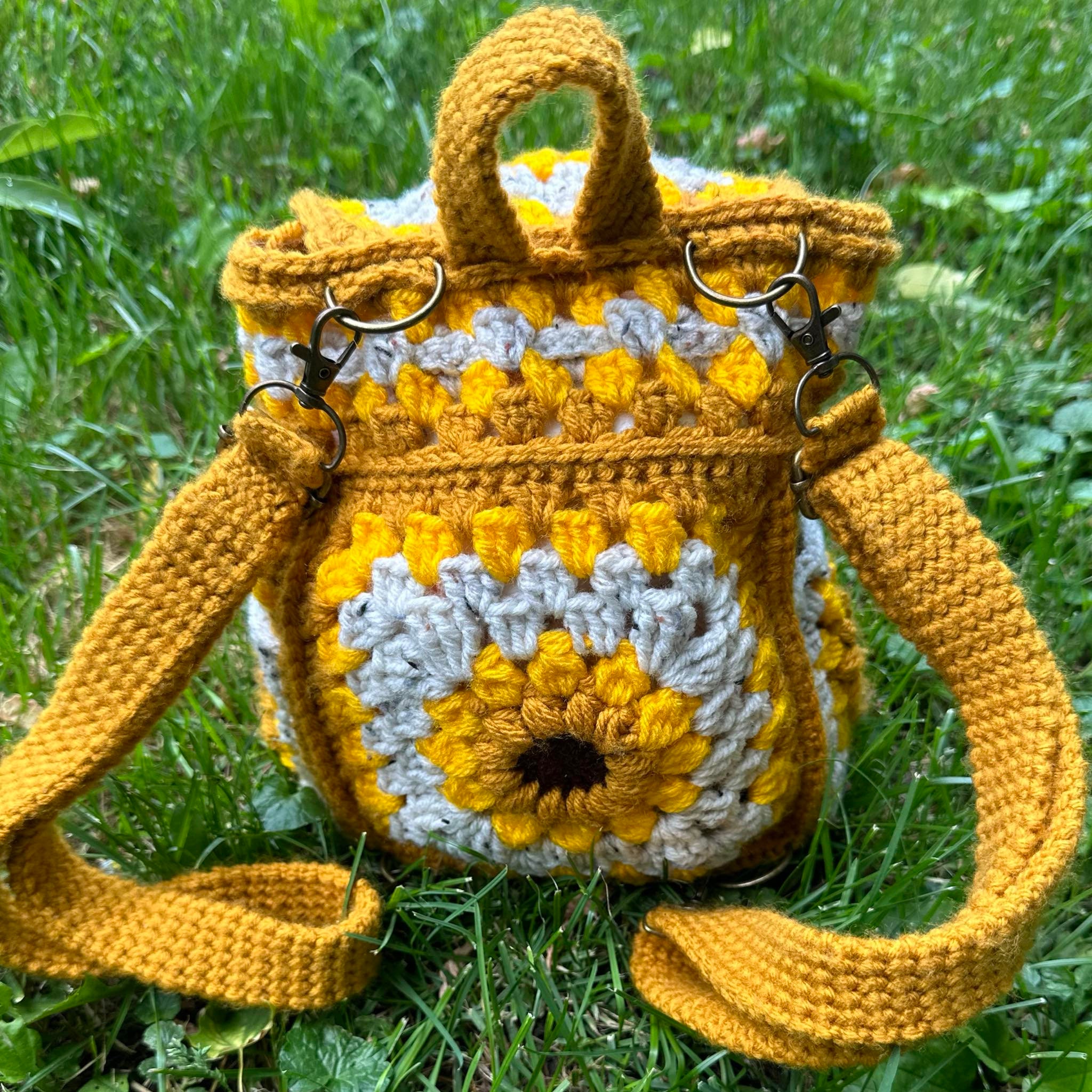 MINI Sunflower Backpack PDF Pattern! With Adjustable AND Removeable ...