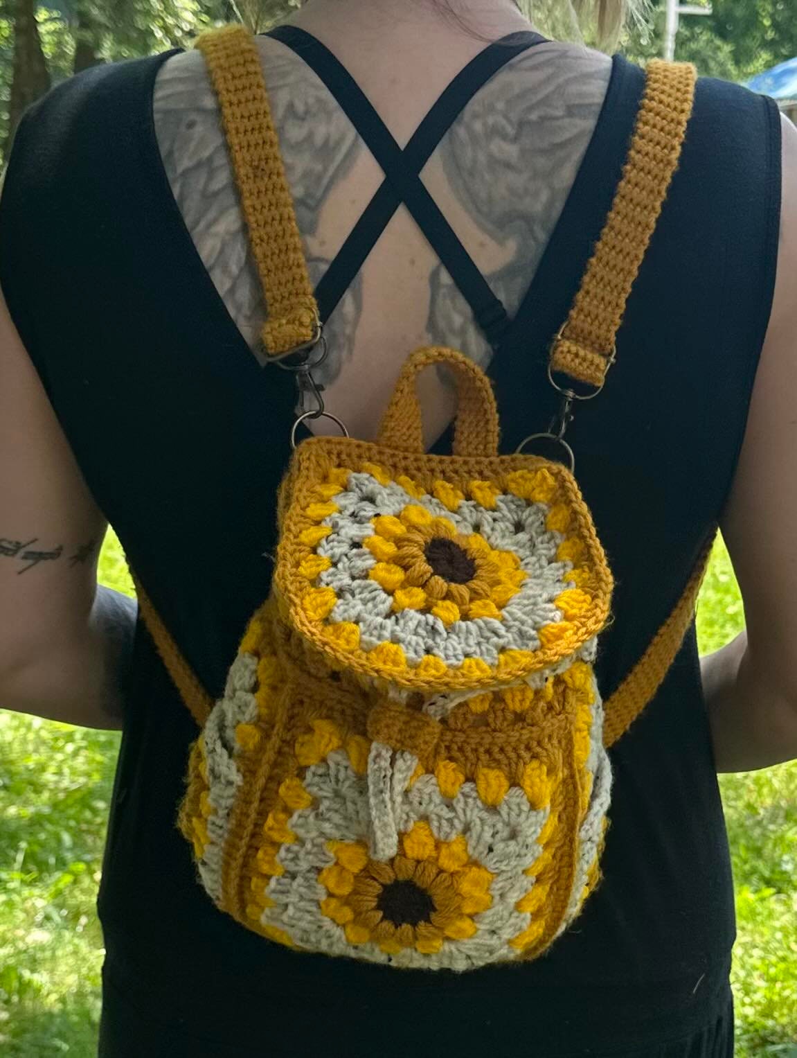 MINI Sunflower Backpack PDF Pattern With Adjustable AND Removeable ...