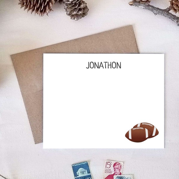 Football Note Cards - Etsy