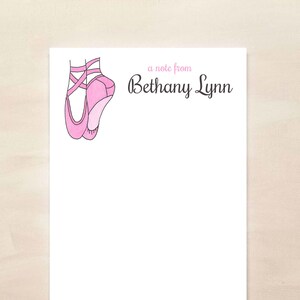 Ballet Notepad for Kids Personalized Notepads Gifts for Dancers Dance ...