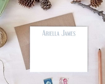 Personalized Note Cards for Men Flat Note Card Set - Etsy