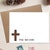Personalized Cross Note Card Set Wooden Cross Note Cards Religious ...