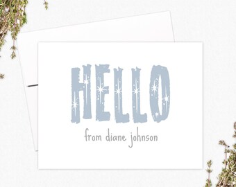 Personalized Lipstick Flat Note Cards Personalized - Etsy