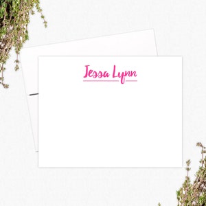 Personalized Sassy Note Card Set Cute Stationery for Teens - Etsy