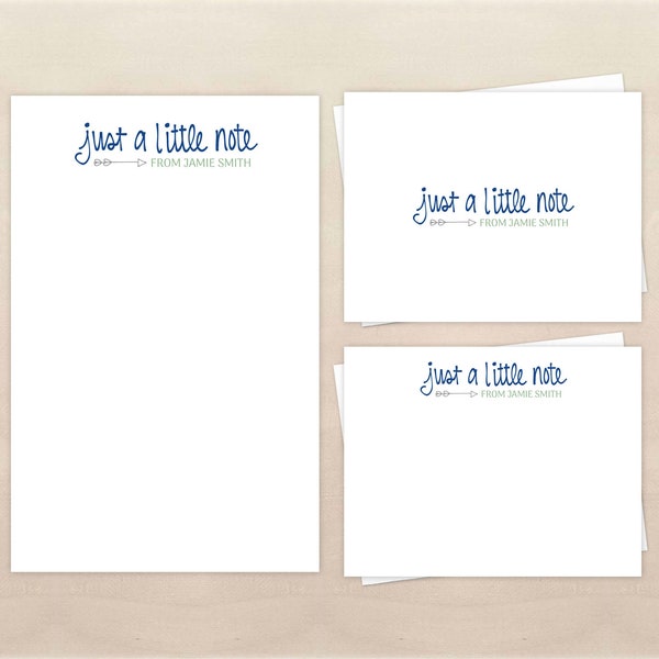 Just a Little Note - Etsy