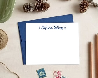 Personalized Script Note Cards Custom Stationery Gift - Etsy