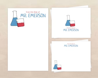 Personalized Sticky Notes Science Design // 3x3 Inch With 50 Notes per ...