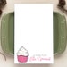 Personalized Notepad Cupcake Notepad Personalized Notepads for Kids ...