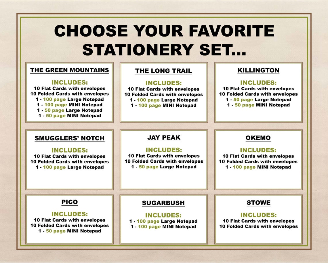 Personalized Stationery Set Book Rack Notepad & Note Cards - Etsy