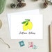 Personalized Note Cards Lemon Note Cards Lemon Gifts - Etsy