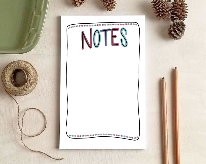 Colorful Notes Notepad - Etsy