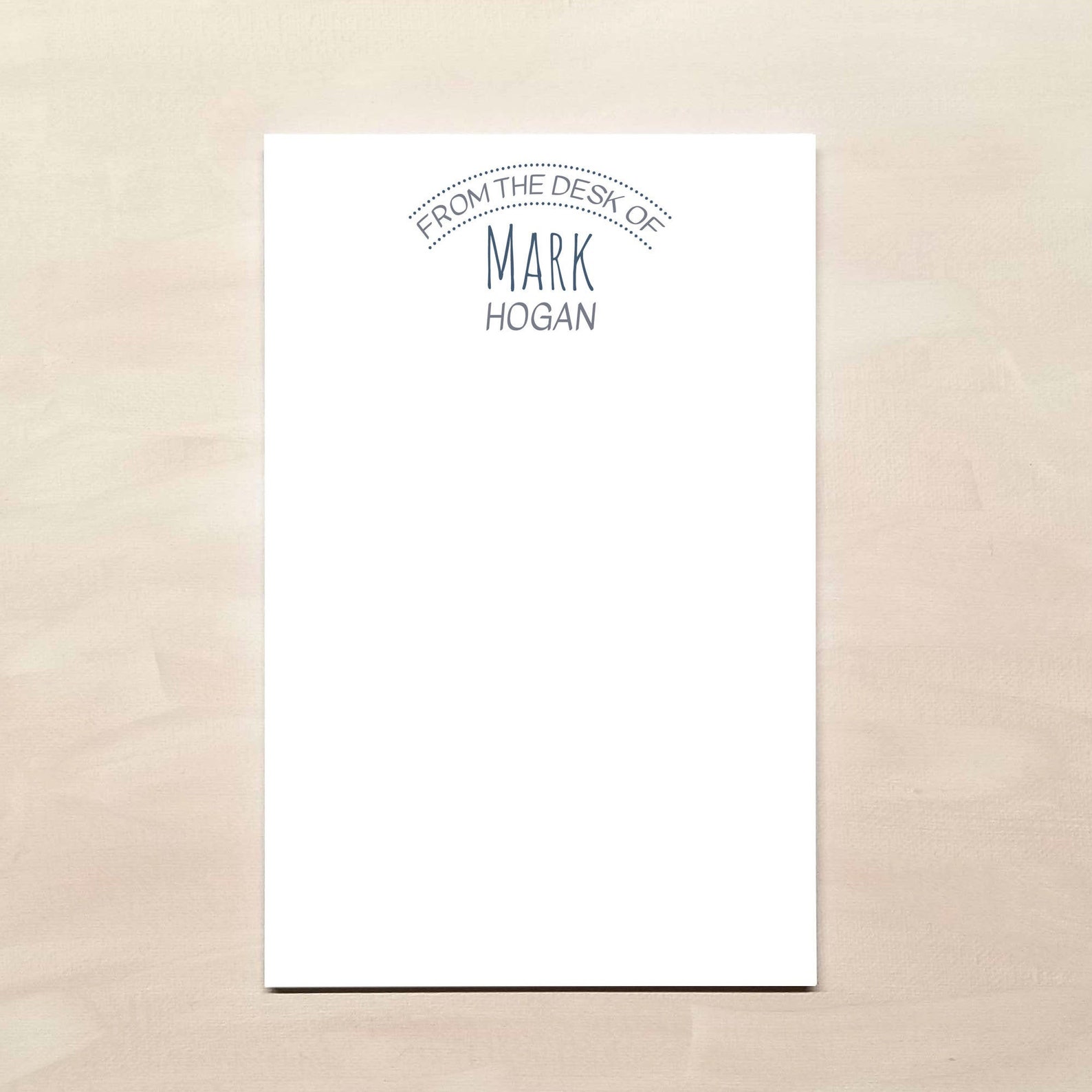 Personalized Notepad Stationery for Men From the Desk of - Etsy