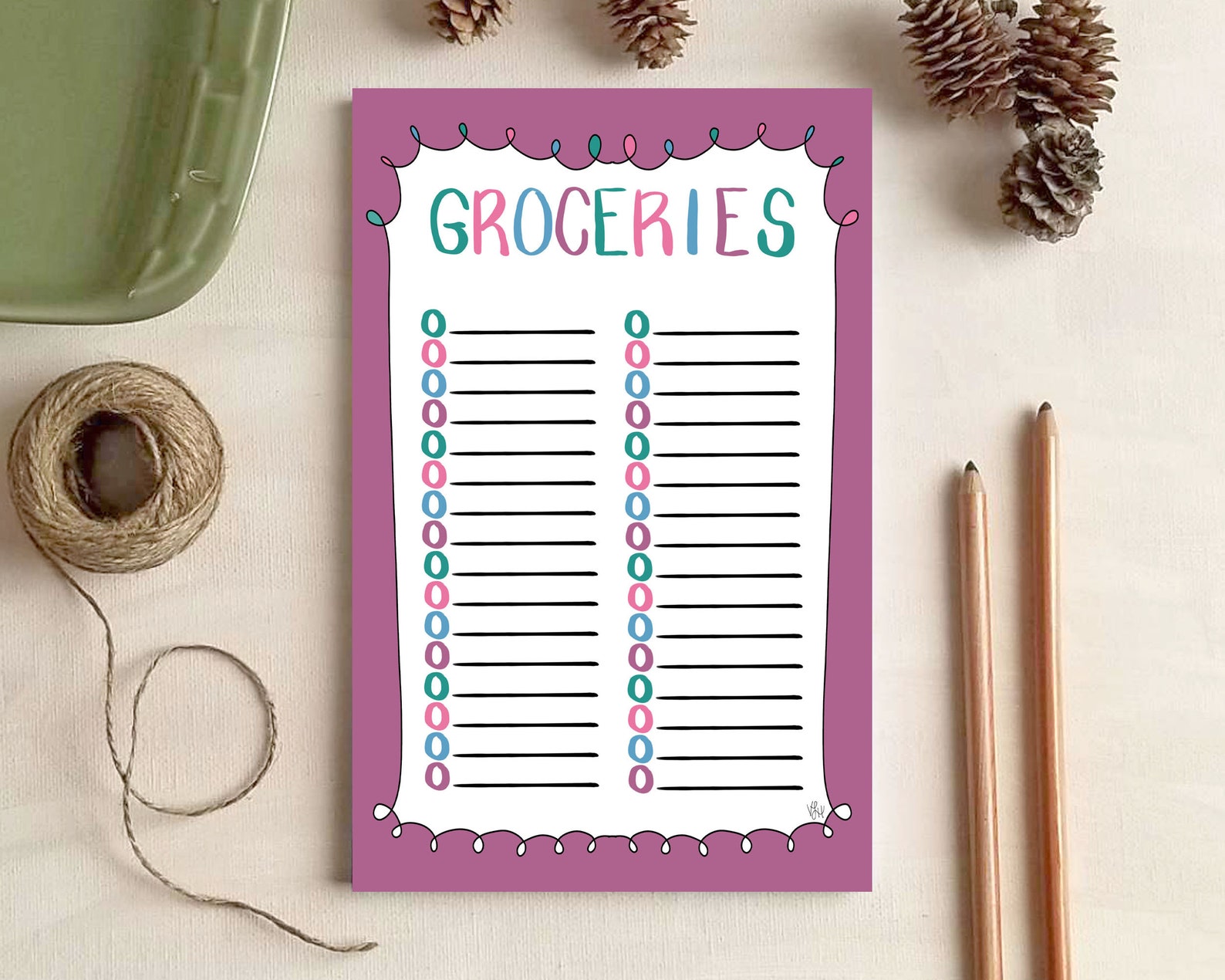 Free Printable Inventory Checklist - Food Life Design