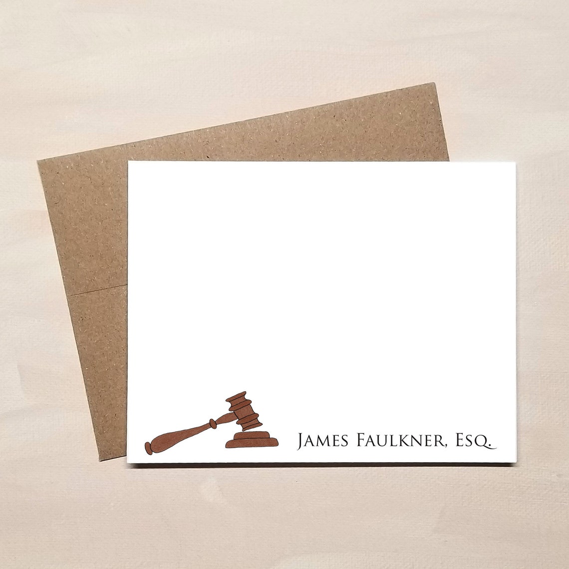 Judge Note Cards Gavel Note Card Set for Judge - Etsy Canada