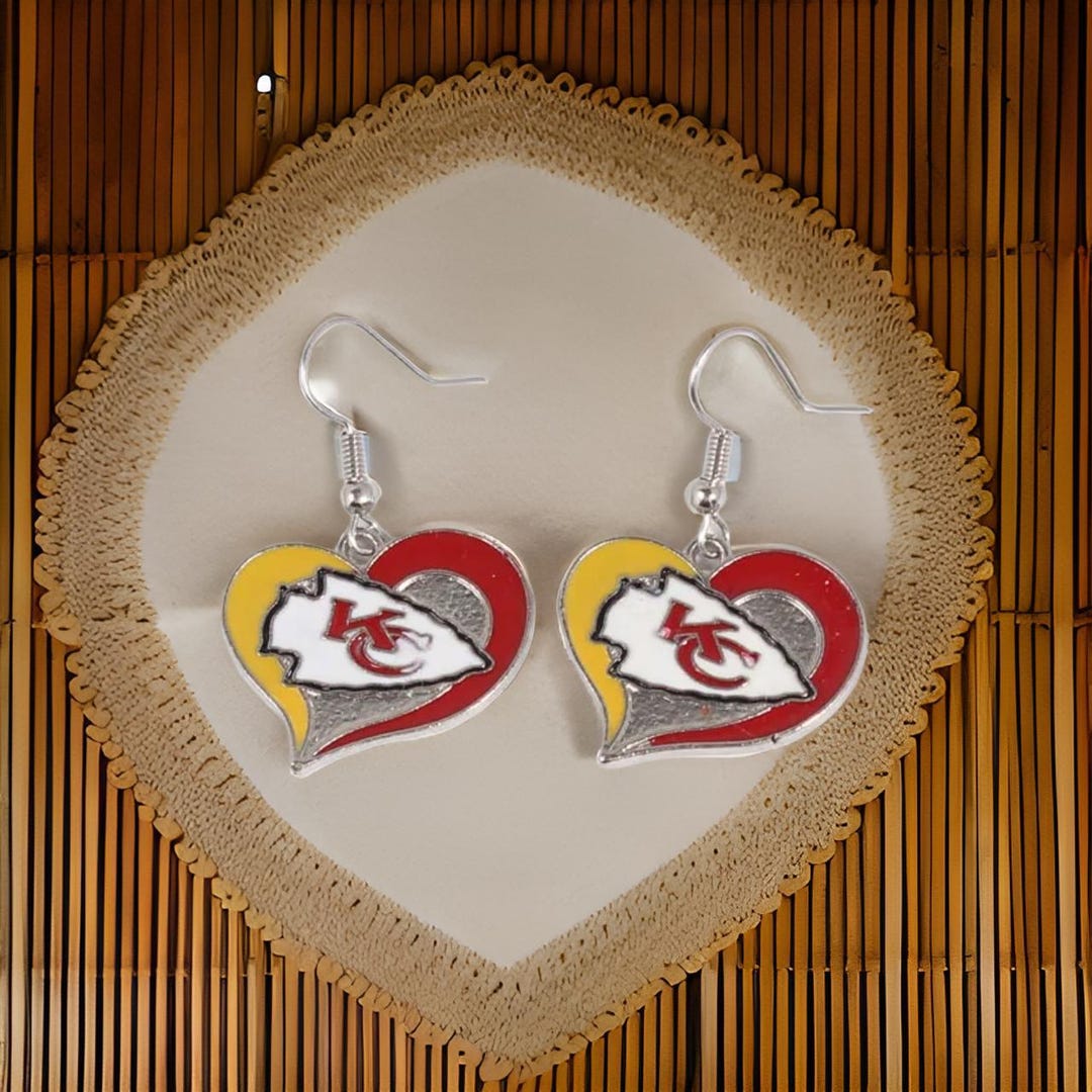 Kansas City Chiefs Earrings Pair - Etsy