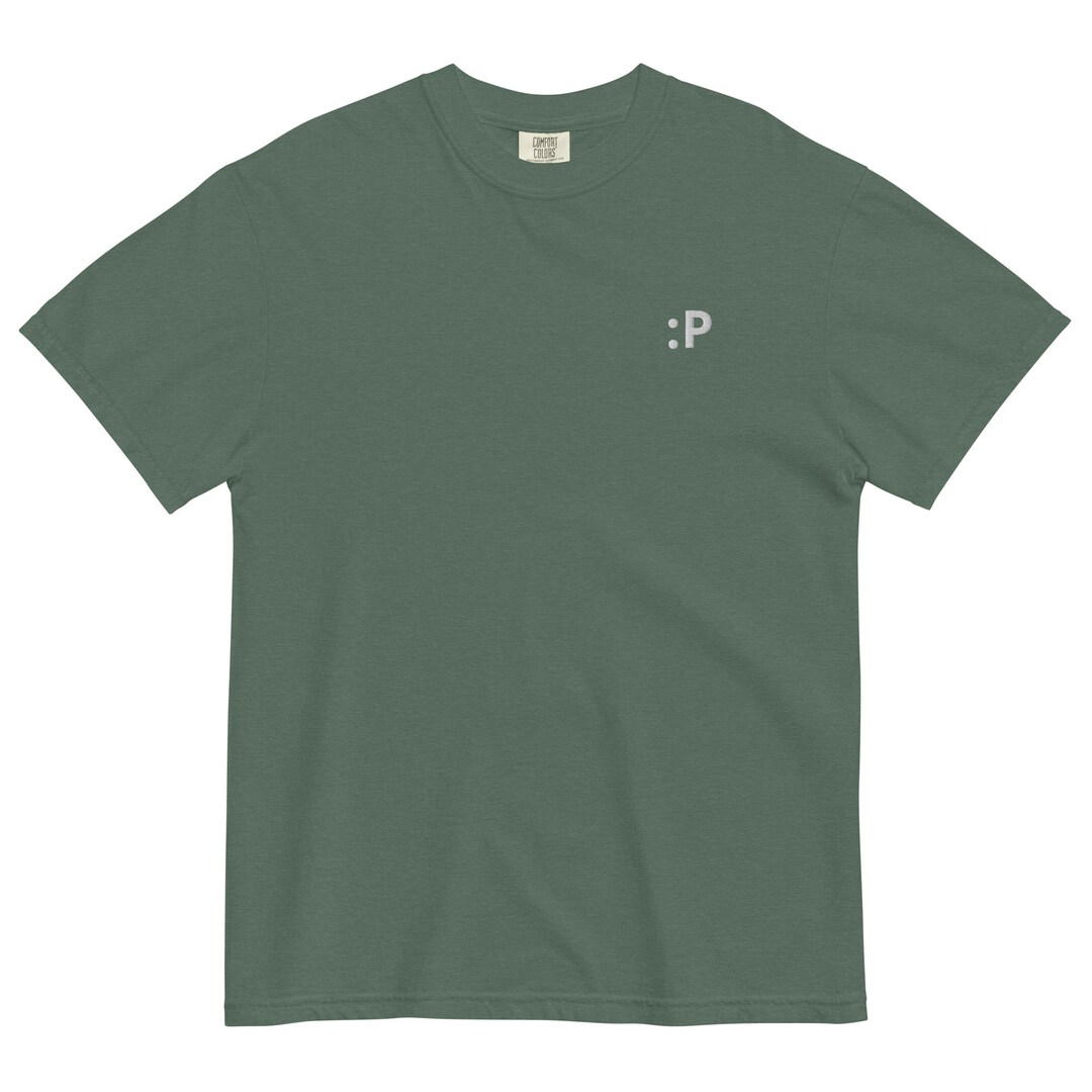 Unisex ASCII Embroidered Emote :p T-shirt - Etsy