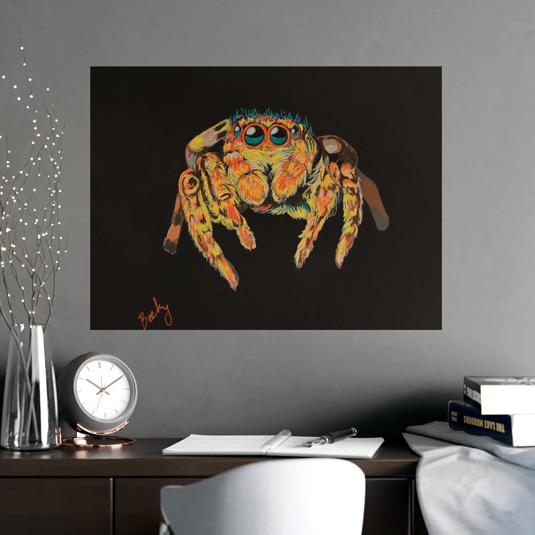 Jumping Spider Vertical and Horizontal Matte Posters - Etsy
