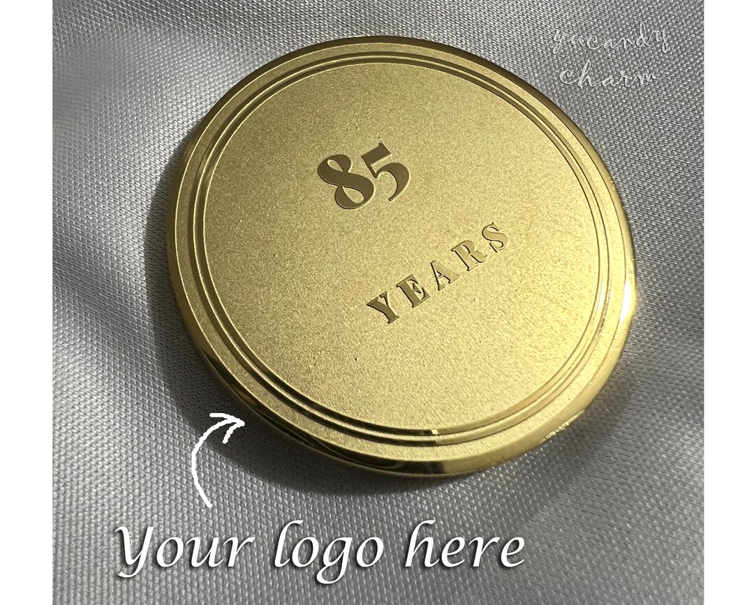 30pcs Personalized Coins Both Sides Engraving Custom Debossed 3D Logo ...