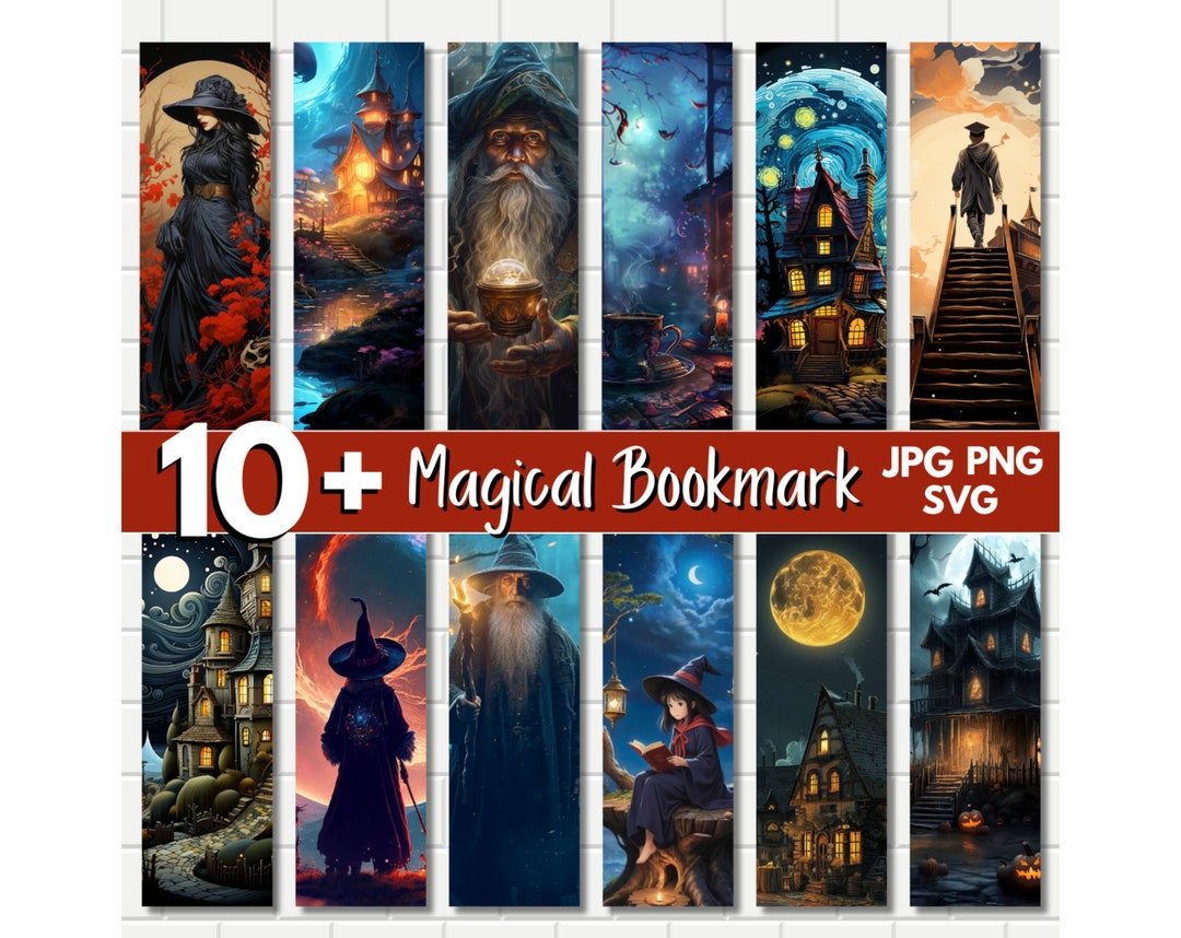 10magical Bookmark Sublimation Designs, Magical World Printable ...