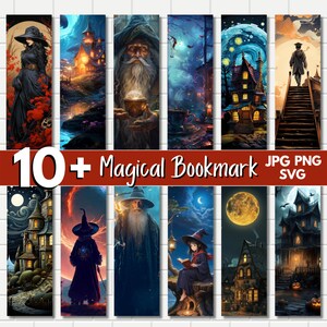 10magical Bookmark Sublimation Designs, Magical World Printable ...