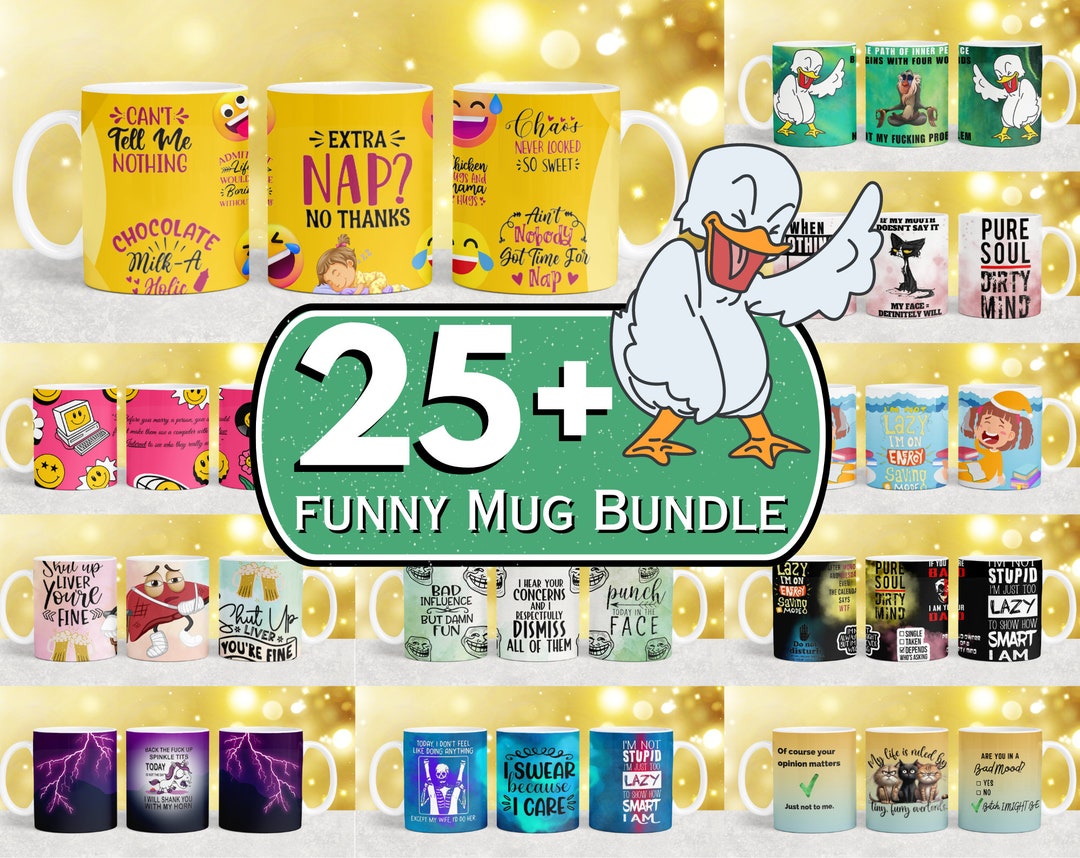 25 Funny Mug Wrap Designs, Sarcastic Coffee Mug Sublimation, Sarcastic ...