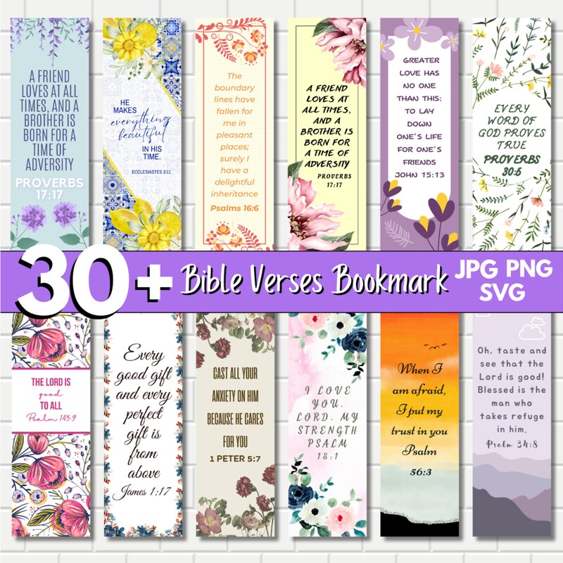 Christian Bookmarks - Etsy