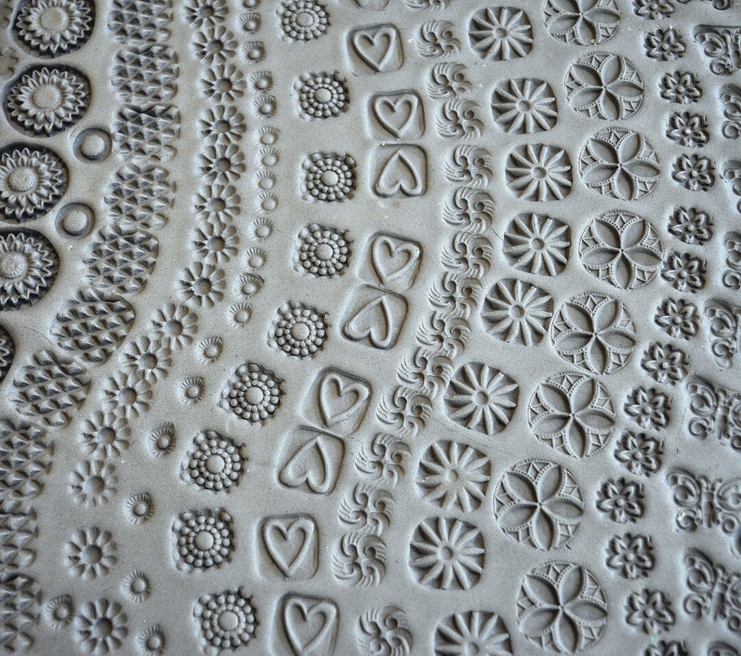Handmade Clay Stamps for Pottery, Polymer, PMC, Fondant and More ...