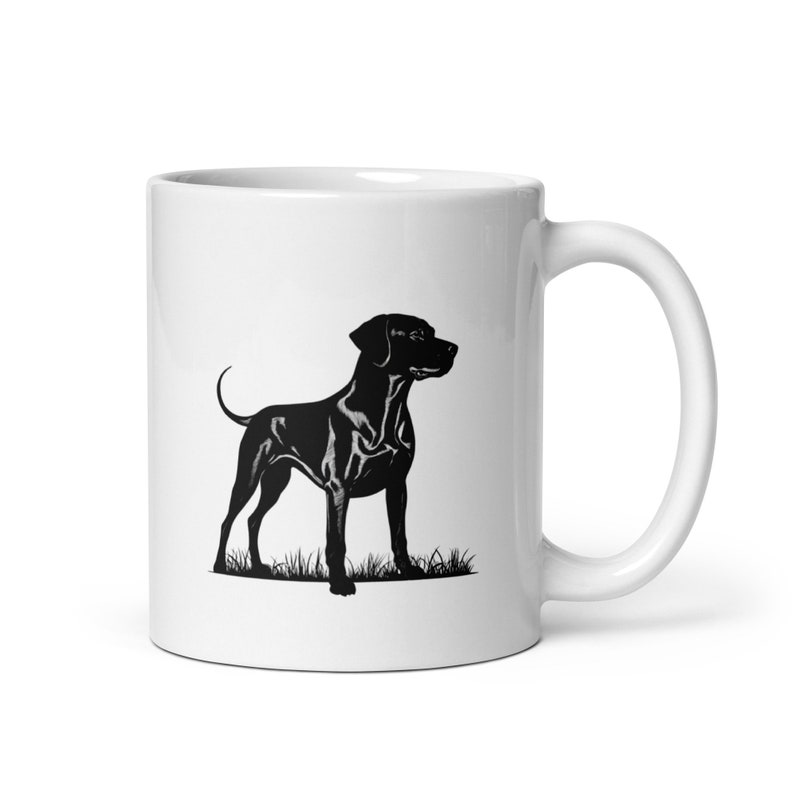Rhodesian Ridgeback Black Silhouette Mug - Etsy