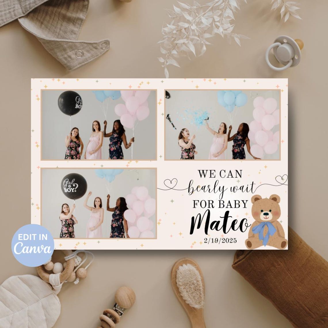 Baby Shower Photo Booth Template | Photo Booth Template - 4x6 ...