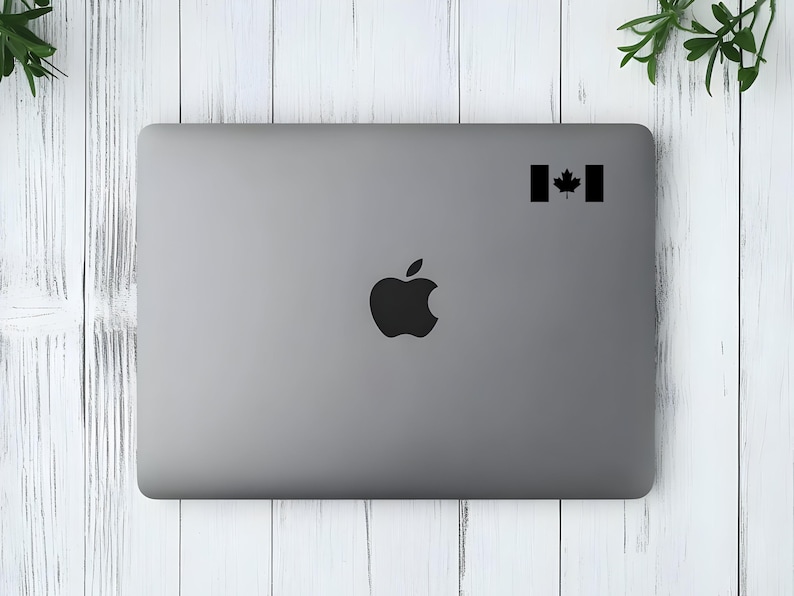 Canadian Flag Vinyl Decal - Etsy