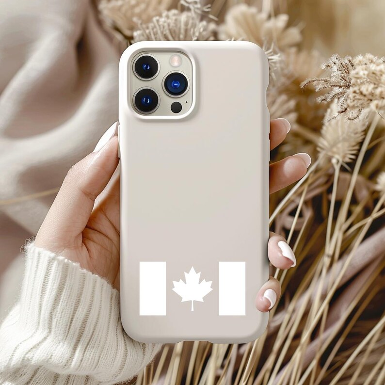 Canadian Flag Vinyl Decal - Etsy