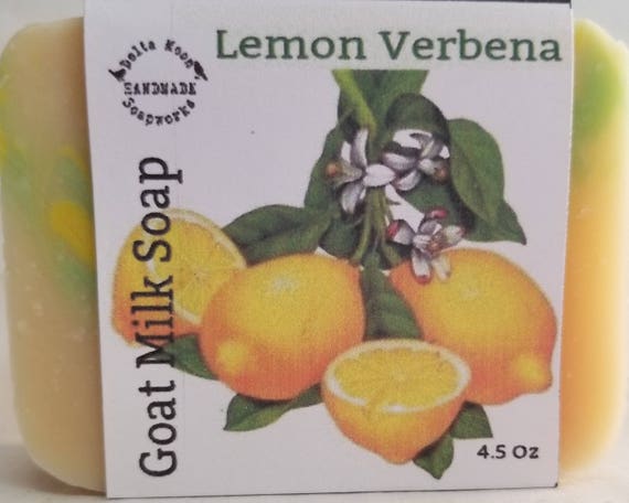Lemon Verbena Handmade Goat Milk Soap Shea Butter Soap Etsy