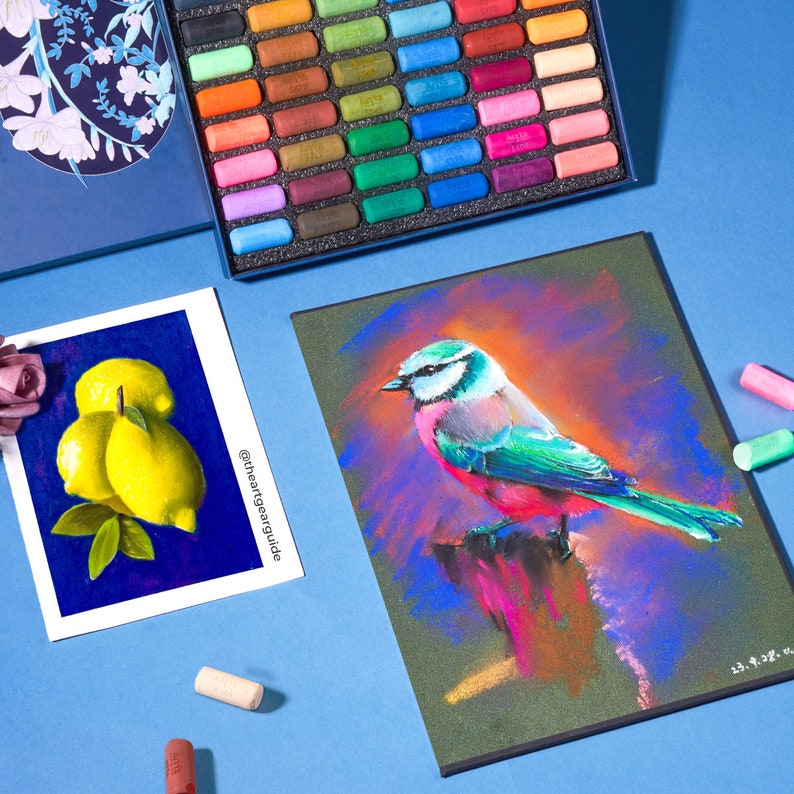 Soft Pastels Art Supplies | 48/72 Assorted Colors Chalk Pastels ...