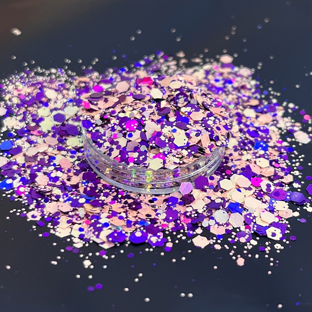 50g Nail Glitter Epoxy Resin Filler | Vibrant Sequins for Nails, Crafts ...