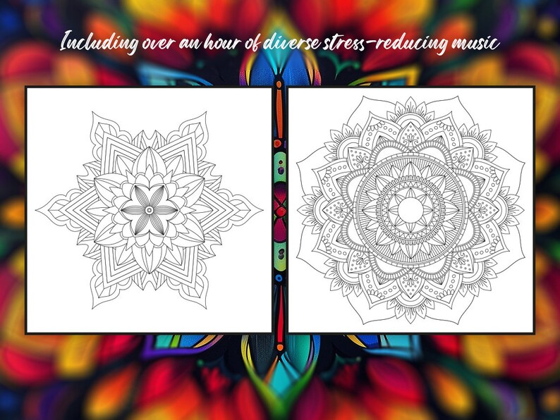 Mindful Mandala Patterns: Coloring Pages for Adults With Relaxation ...