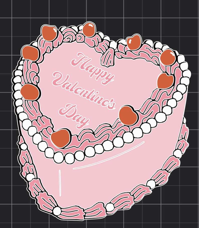 Vintage Cake Svg - Etsy