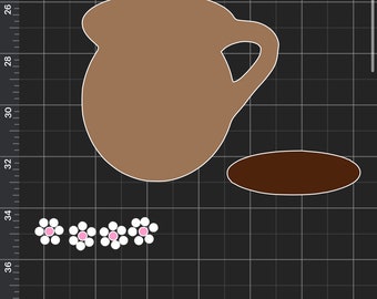 Heart of Clay SVG, PNG, JPG, Instant Download, Mexican, Jarro De Barro ...