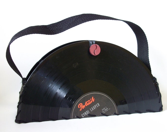 Cyndi Lauper Record Purse Handbag Upcycled Vinyl Record - Etsy