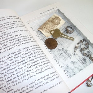 Hollow Book Safe Key to the Indian Secret Stash Compartment - Etsy