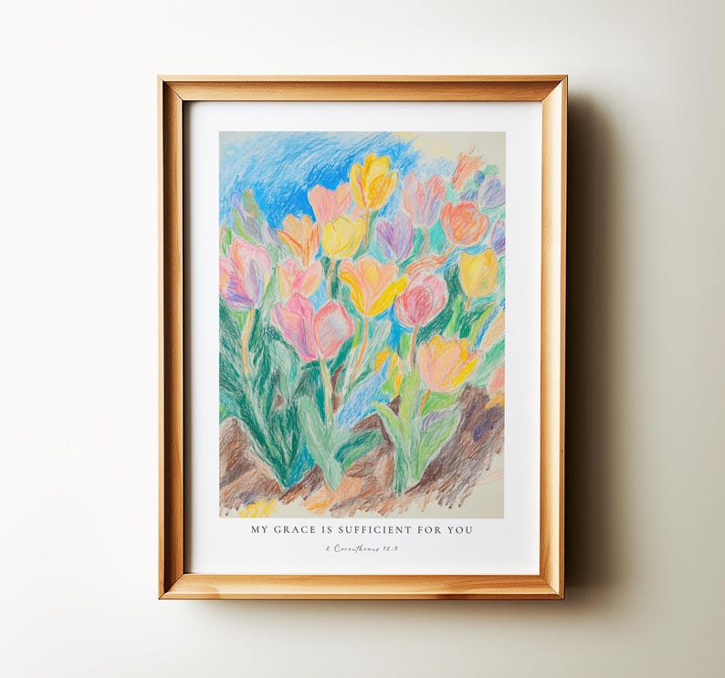 My Grace is Sufficient for You 2 Corinthians 12:9, Christian Wall Art ...