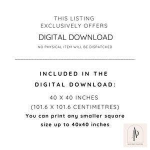 Bible Verse Square Wall Art, Floral Minimalist Christian Home Decor ...