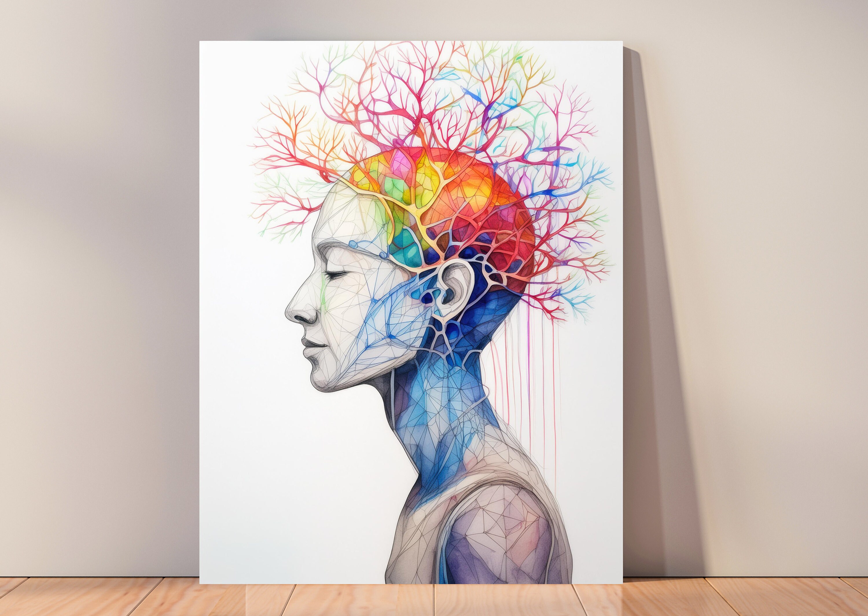 Neurodiversity Printable Autism Art Print Colorful Wall Decor ...