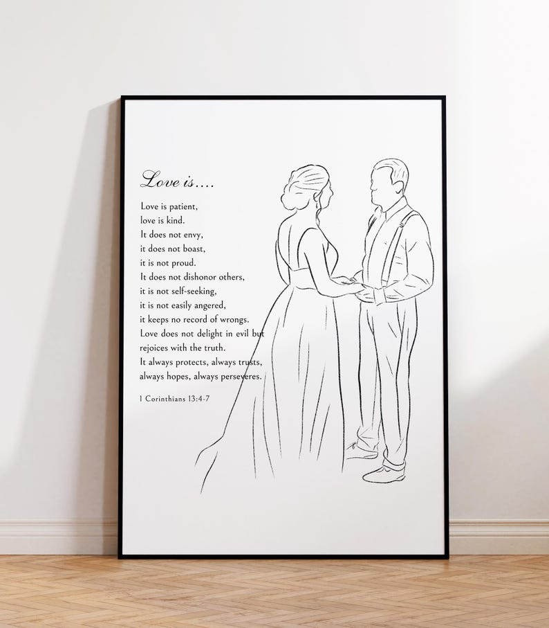 Custom Bible Verse Wall Art: Personalized Scripture Poster, Christian ...