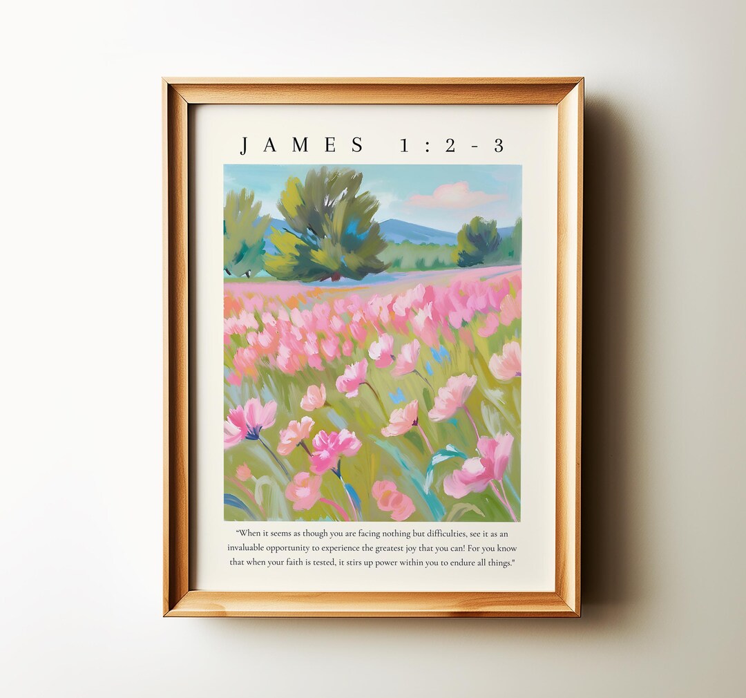 Christian Wall Art, Pastel Botanical Home Decor, Modern Minimalist ...