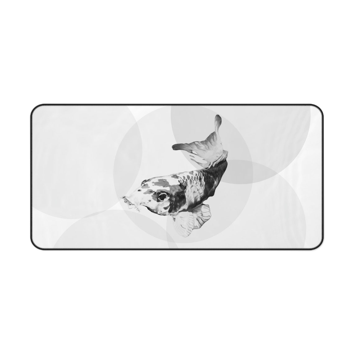 Koi Fish Desk Pad Three Sizes Available, Zen Art Desk Mat, Work From ...