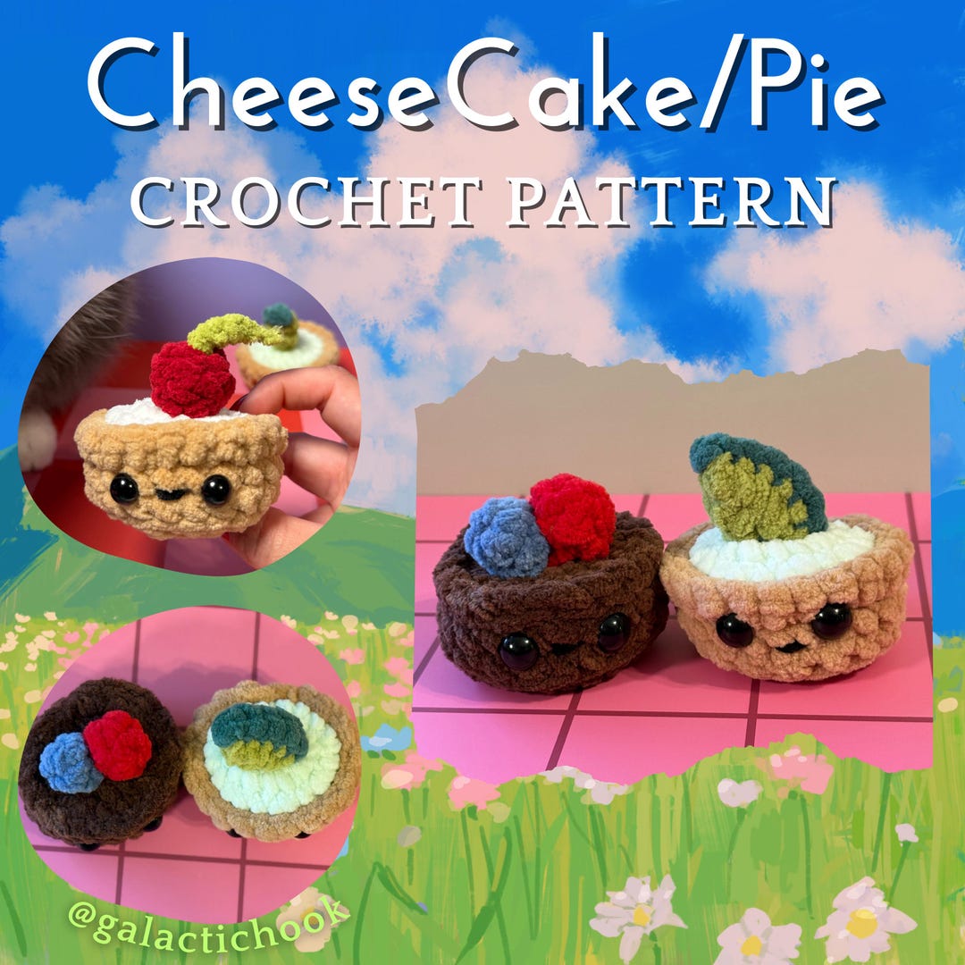 Cheesecake/pie Crochet Pattern - Etsy