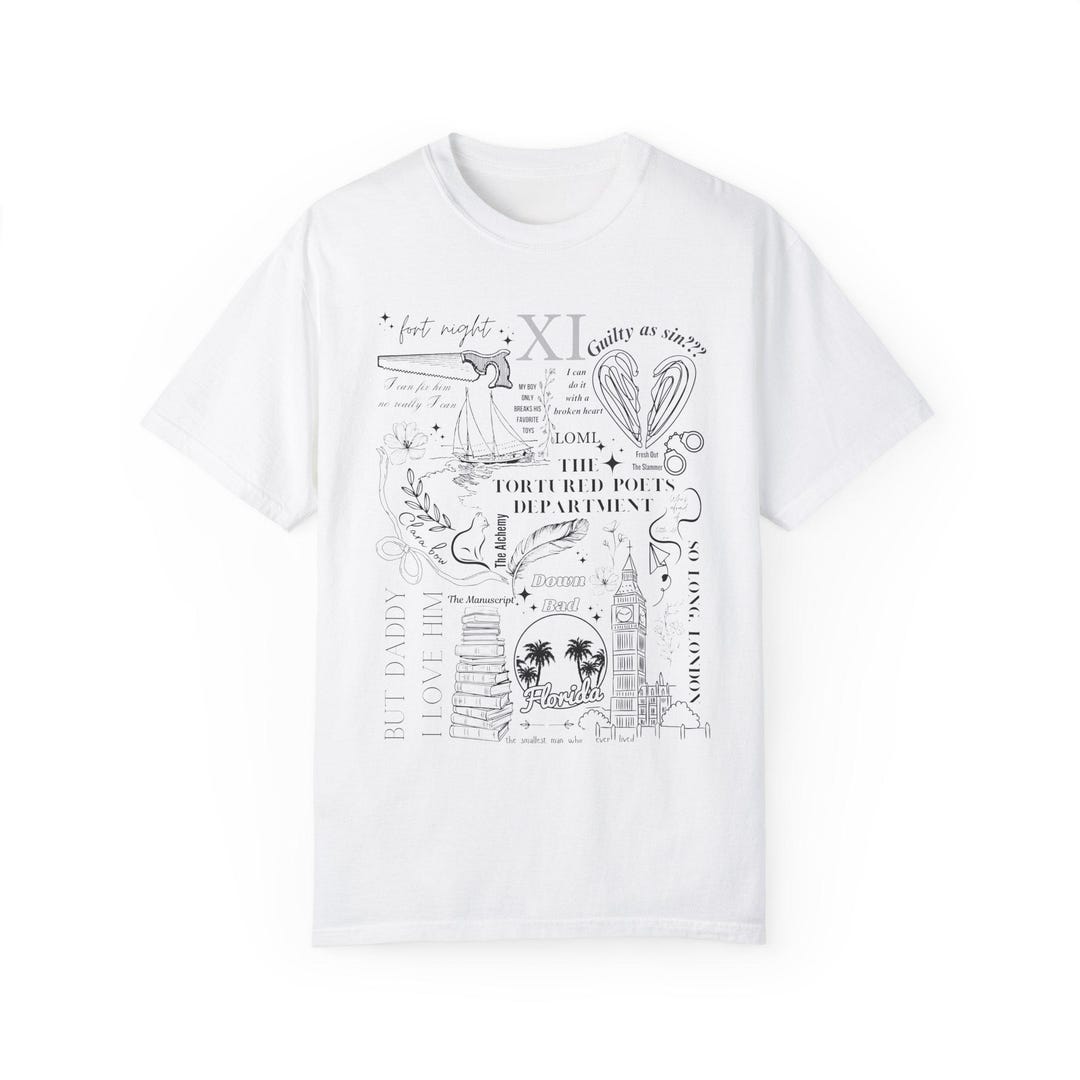 TTPD New Album Graphic Design by Megnificentthreadsco Unisex Garment ...